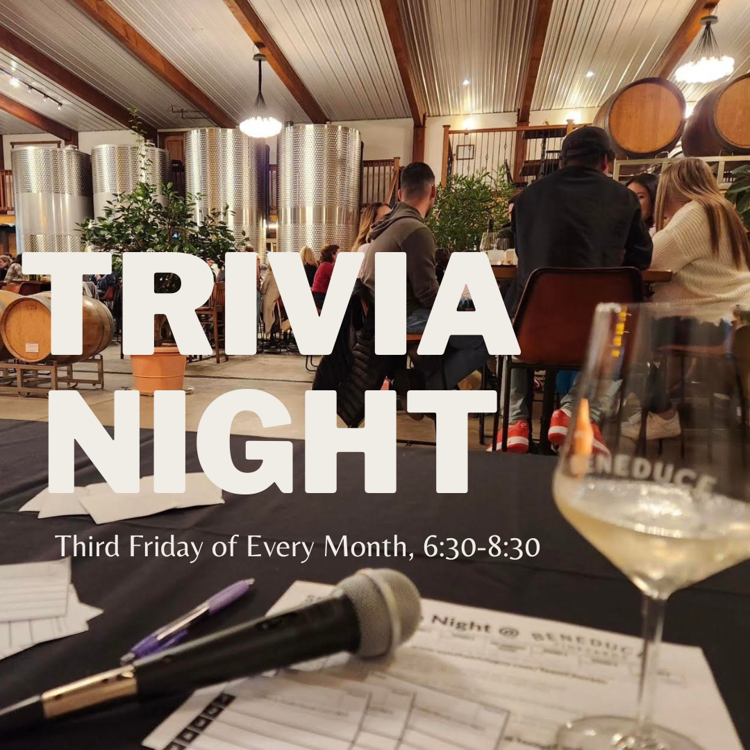 Upcoming Winery Events | Beneduce Vineyards