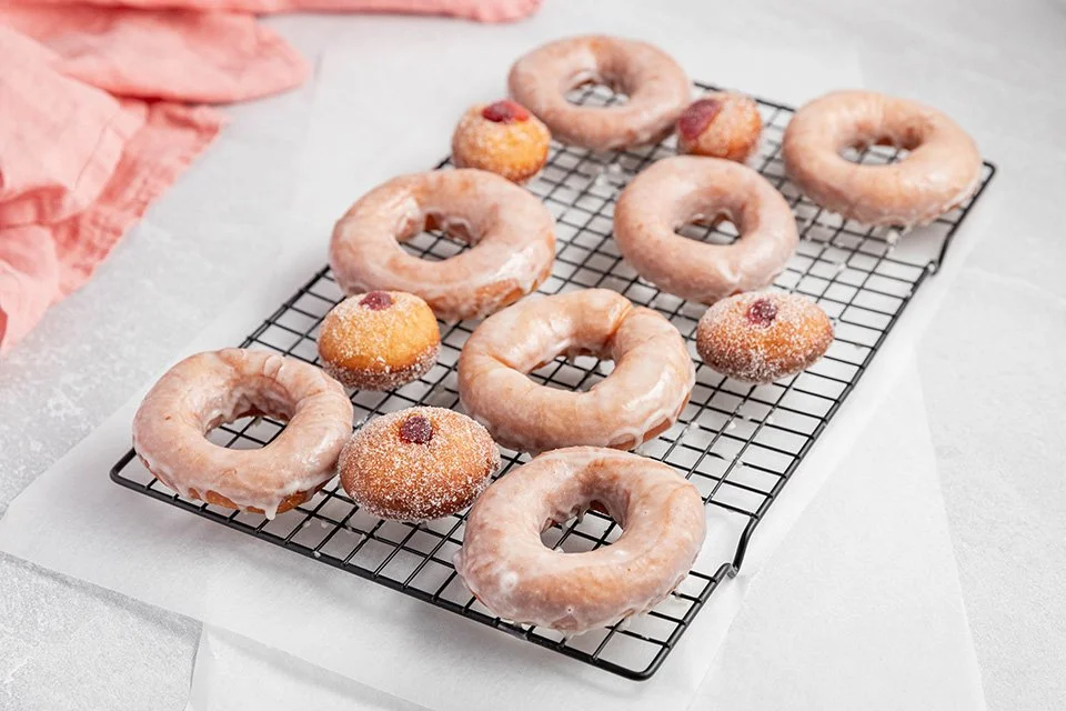 Classic Glazed Doughnuts — Good Chef Bad Chef