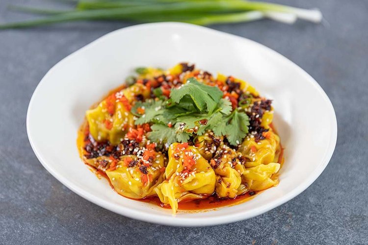 Pork & Prawn Wontons with Chilli Oil — Good Chef Bad Chef