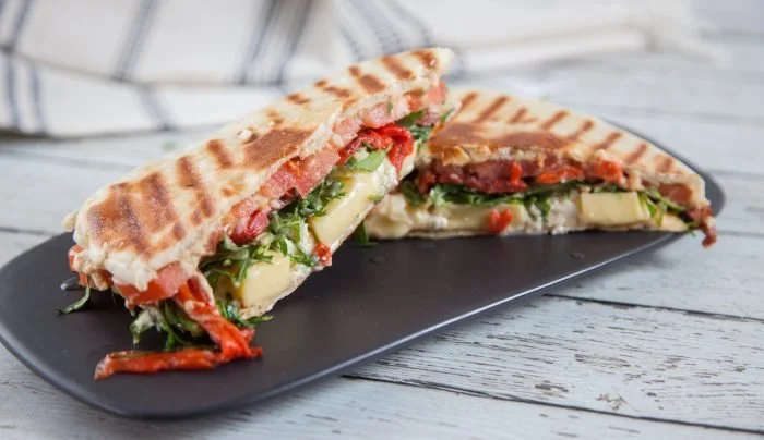Vegetarian Panini — Good Chef Bad Chef