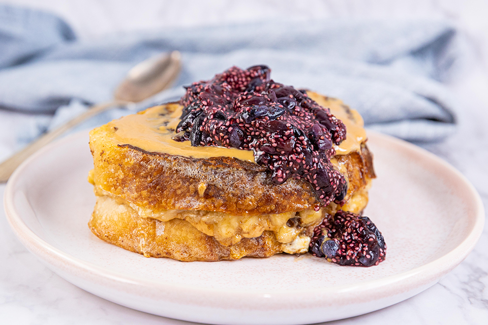 Protein Rich Peanut Butter French Toast — Good Chef Bad Chef