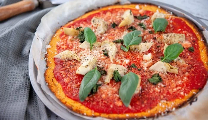 Vegan Sweet Potato Base Pizza — Good Chef Bad Chef