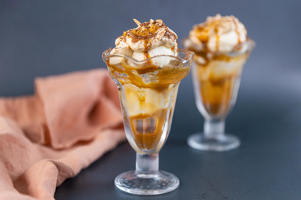 Spiked Coffee Sundae — Good Chef Bad Chef