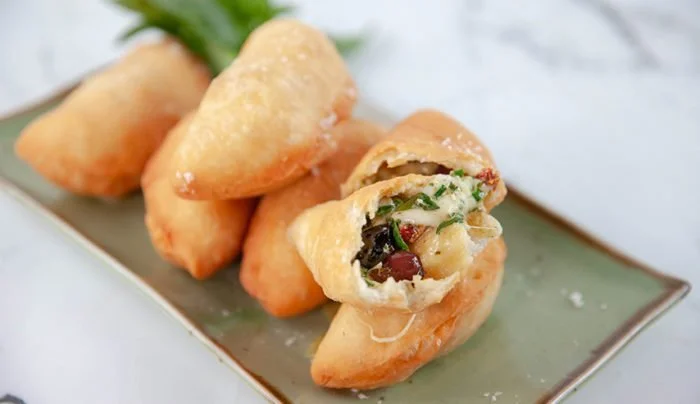 Deep Fried Calzone Pizza Pockets — Good Chef Bad Chef