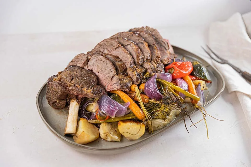 Beef Rib Roast with Veg — Good Chef Bad Chef