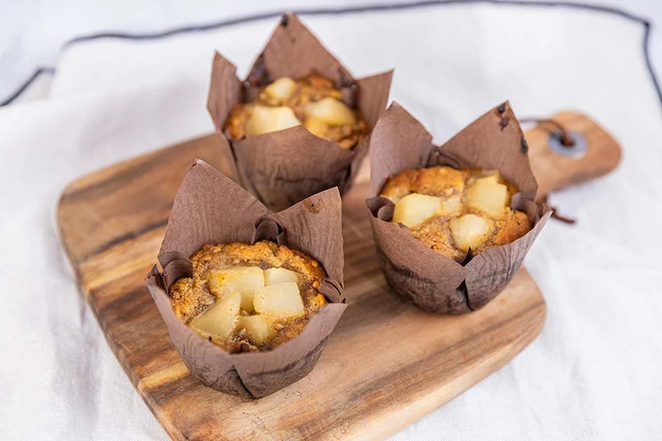 Chai Spice Pear Muffins — Good Chef Bad Chef