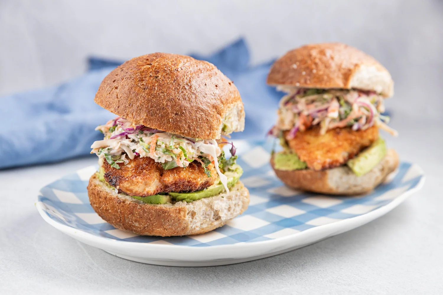 Healthy Fish Burgers with Superfood Slaw — Good Chef Bad Chef