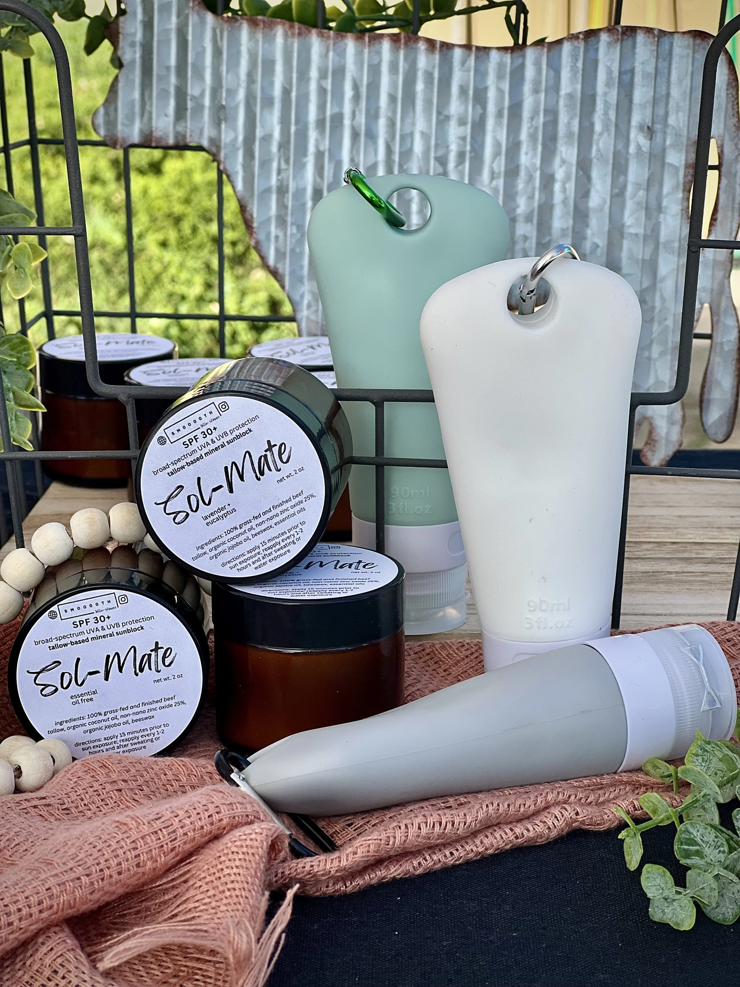 Sol-Mate : Tallow-Based Mineral Sunblock — Smooooth Tallow Skincare