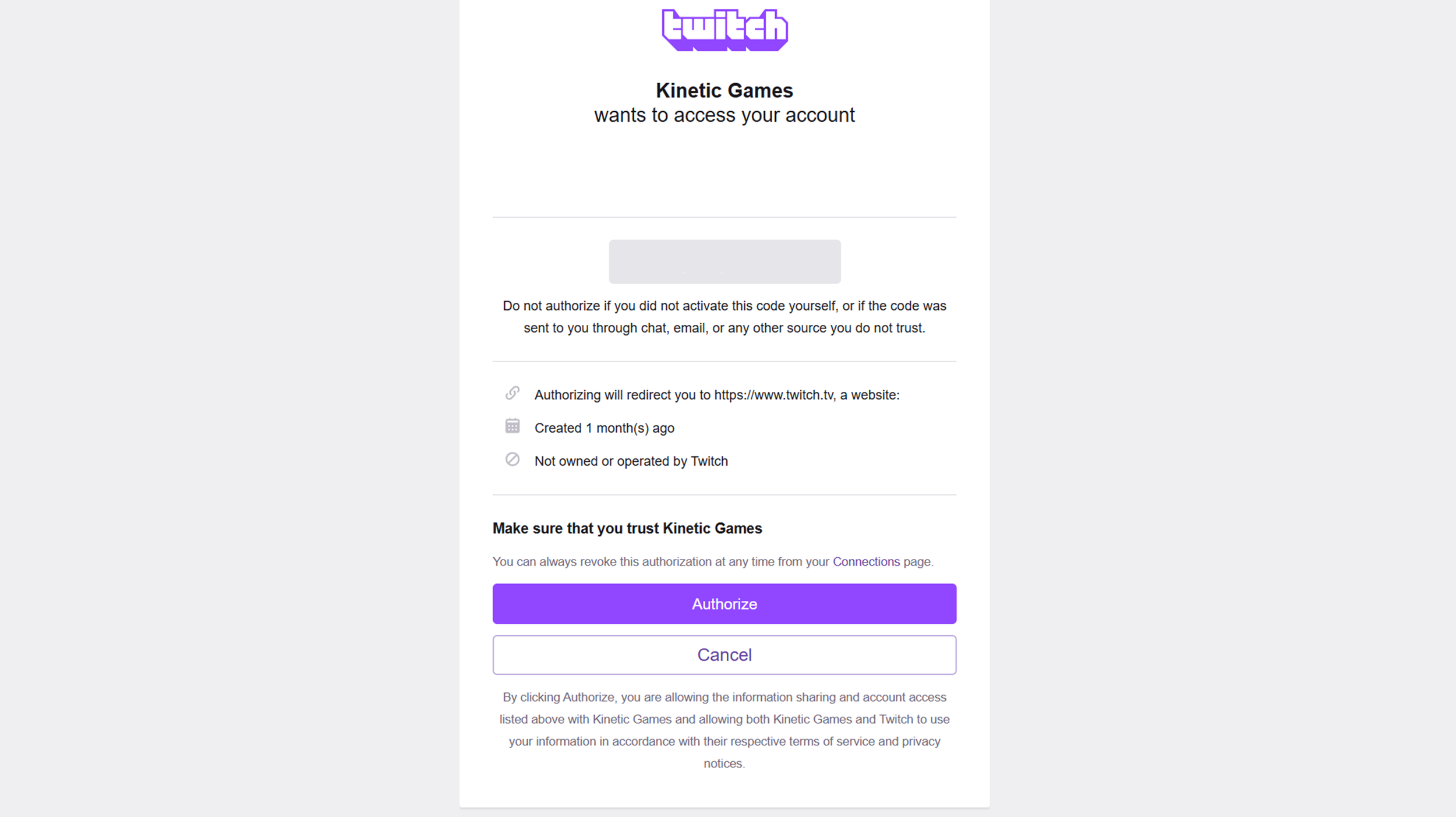 Twitch Drops — Kinetic Games
