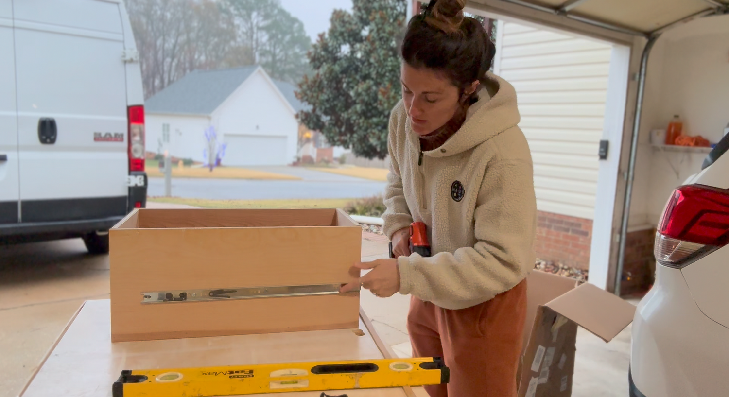 How to Install Drawer Slides in Your Ram ProMaster Van Build: Lessons ...