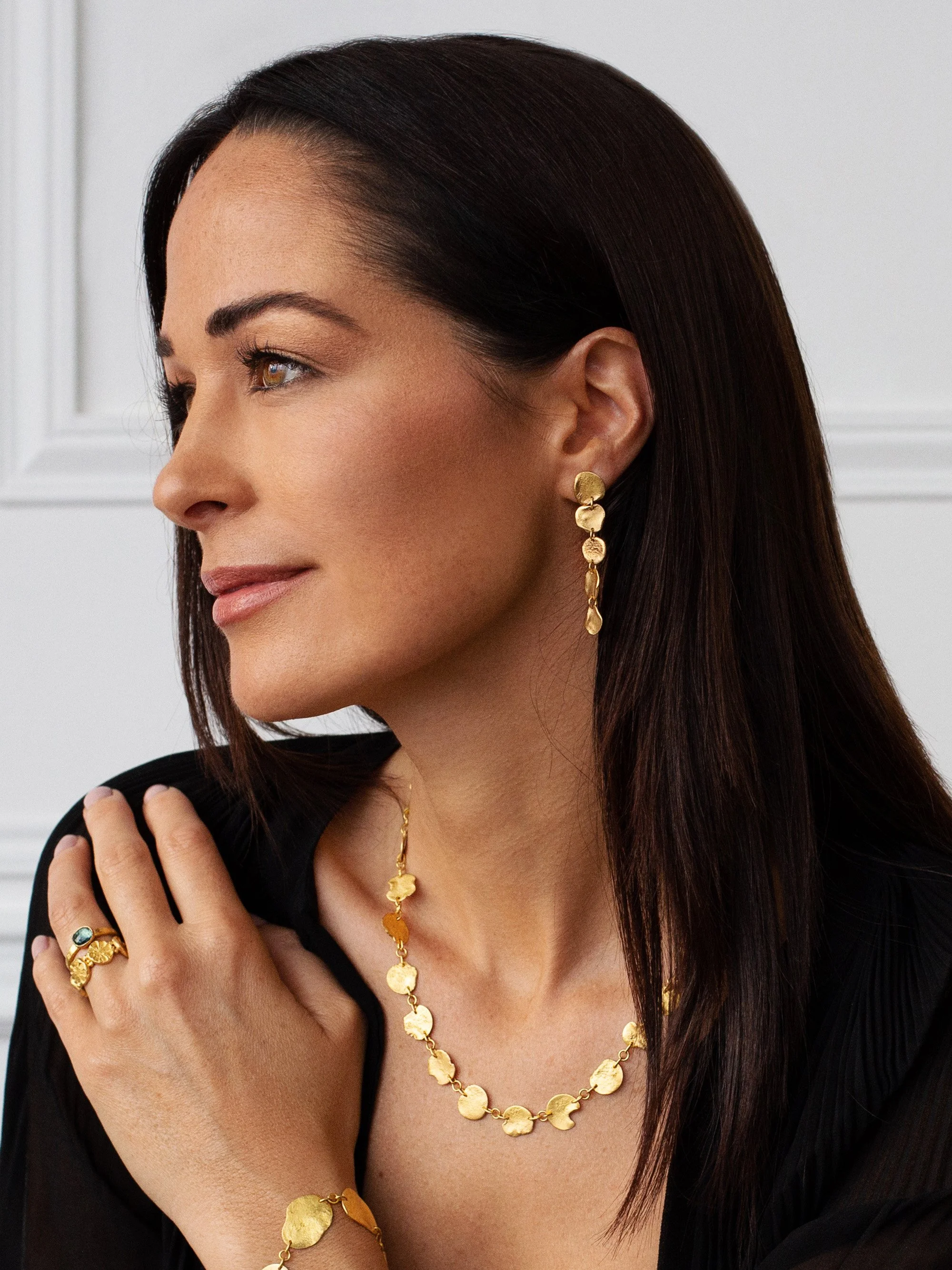Elizabethan Motif Earrings — Polly Gasston Jewellery