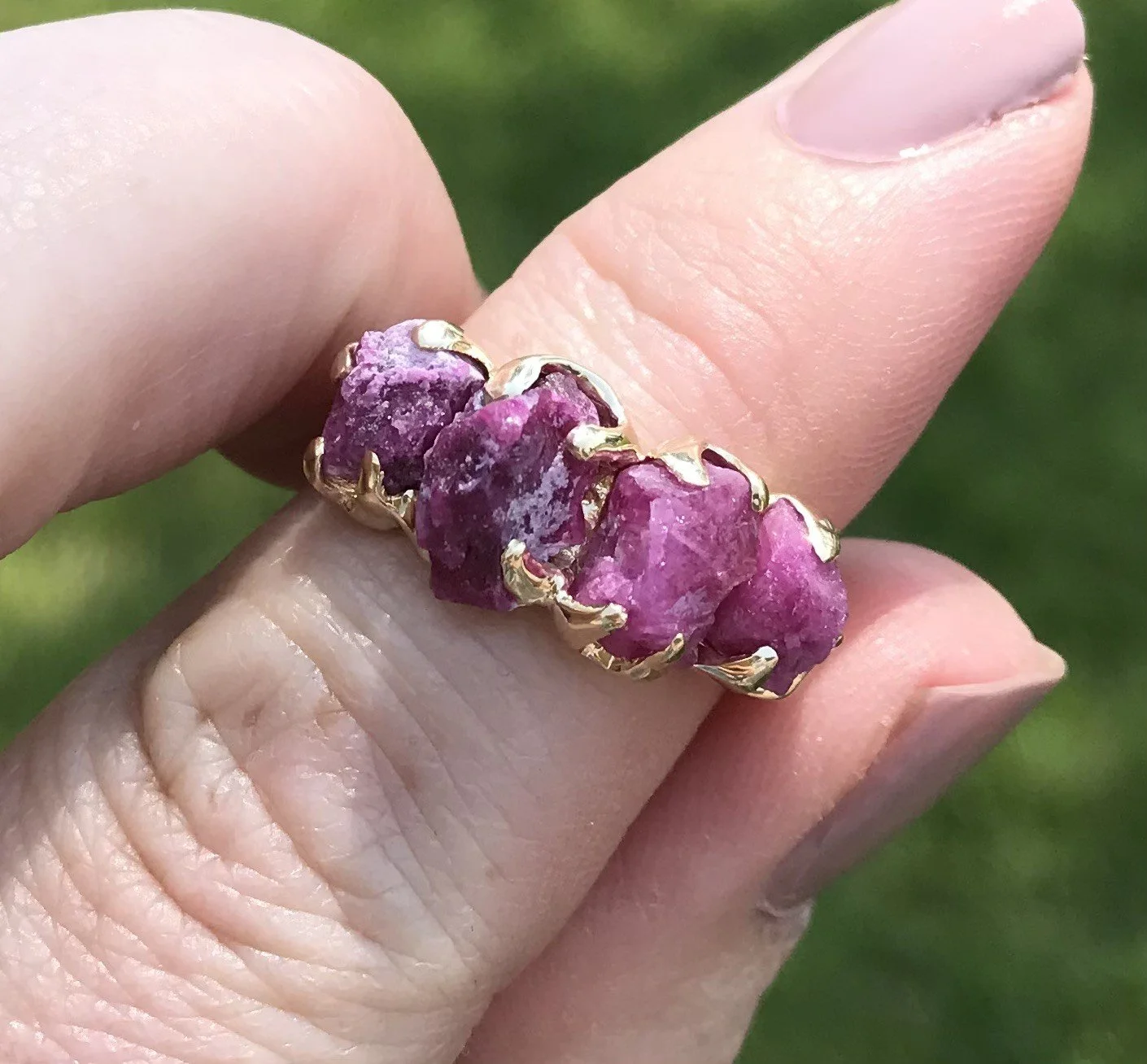 Holiday Sale - Custom Rough Ruby Ring — ROGERS & CO. fine jewelry and ...