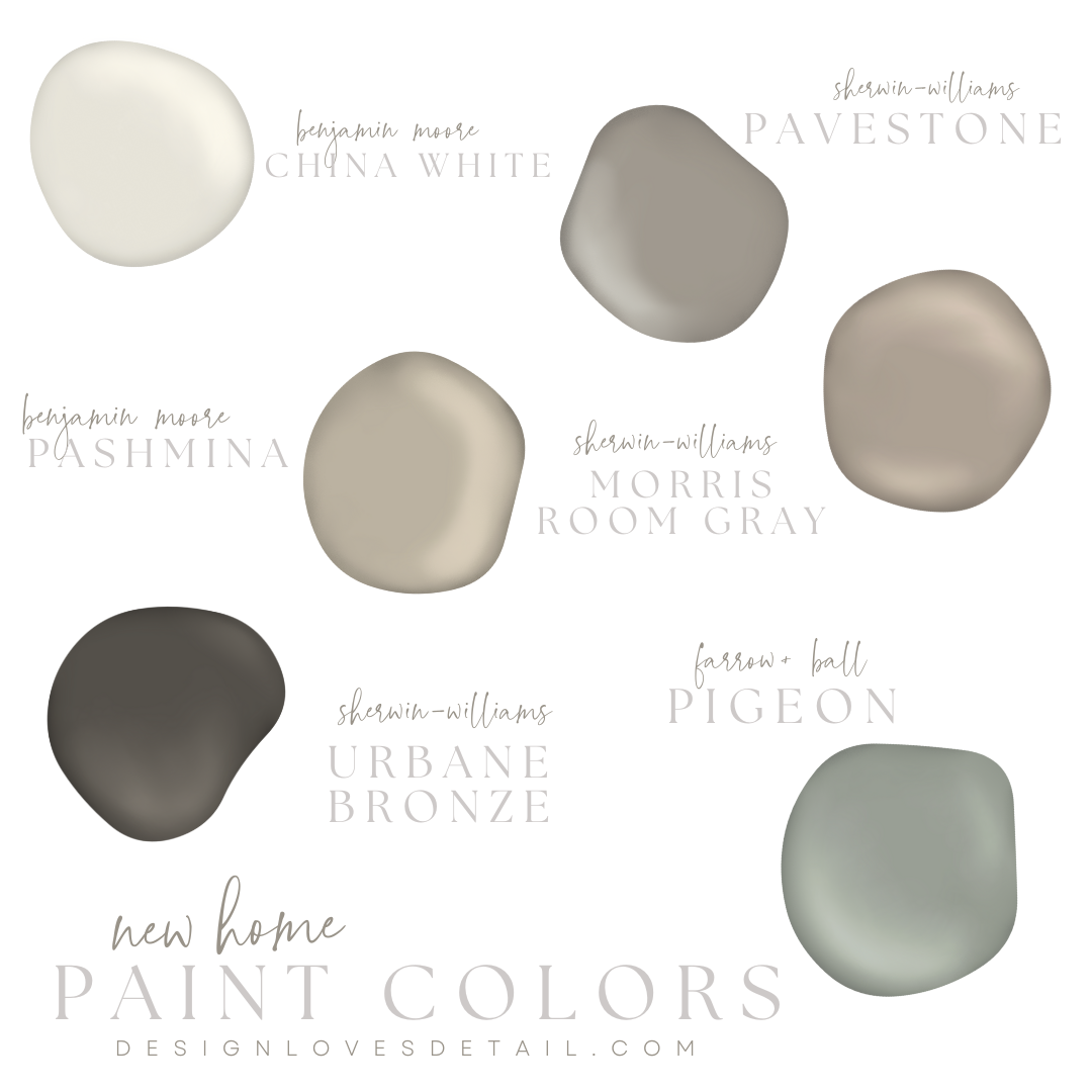 New Home Paint Colors!! — Design Loves Detail