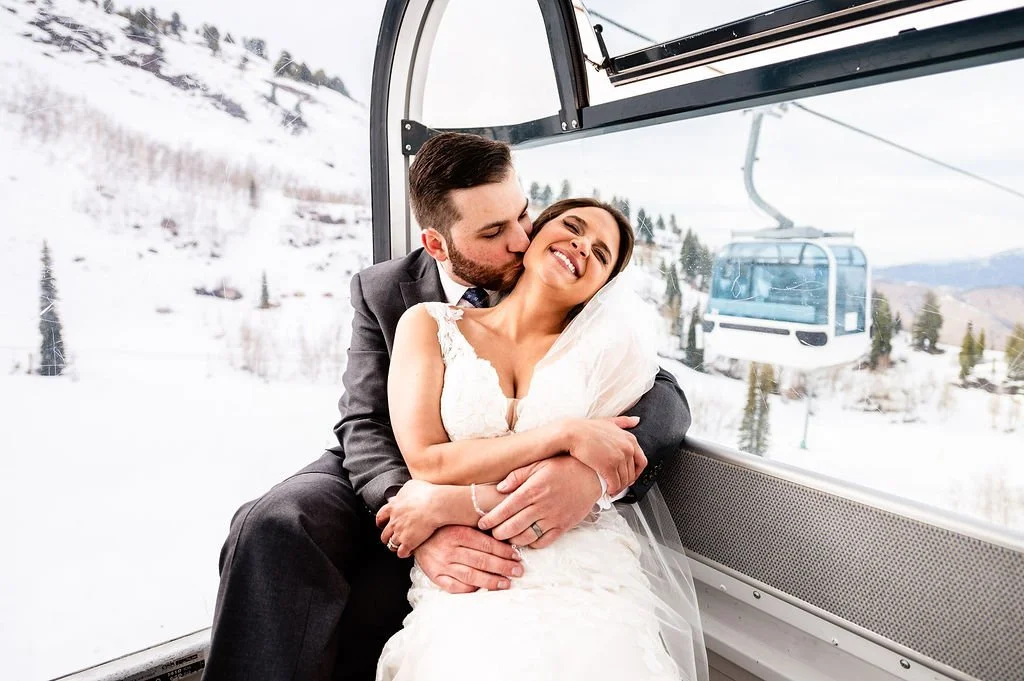 Rachel & Matt — Snowbasin Ski Resort — Everson Events