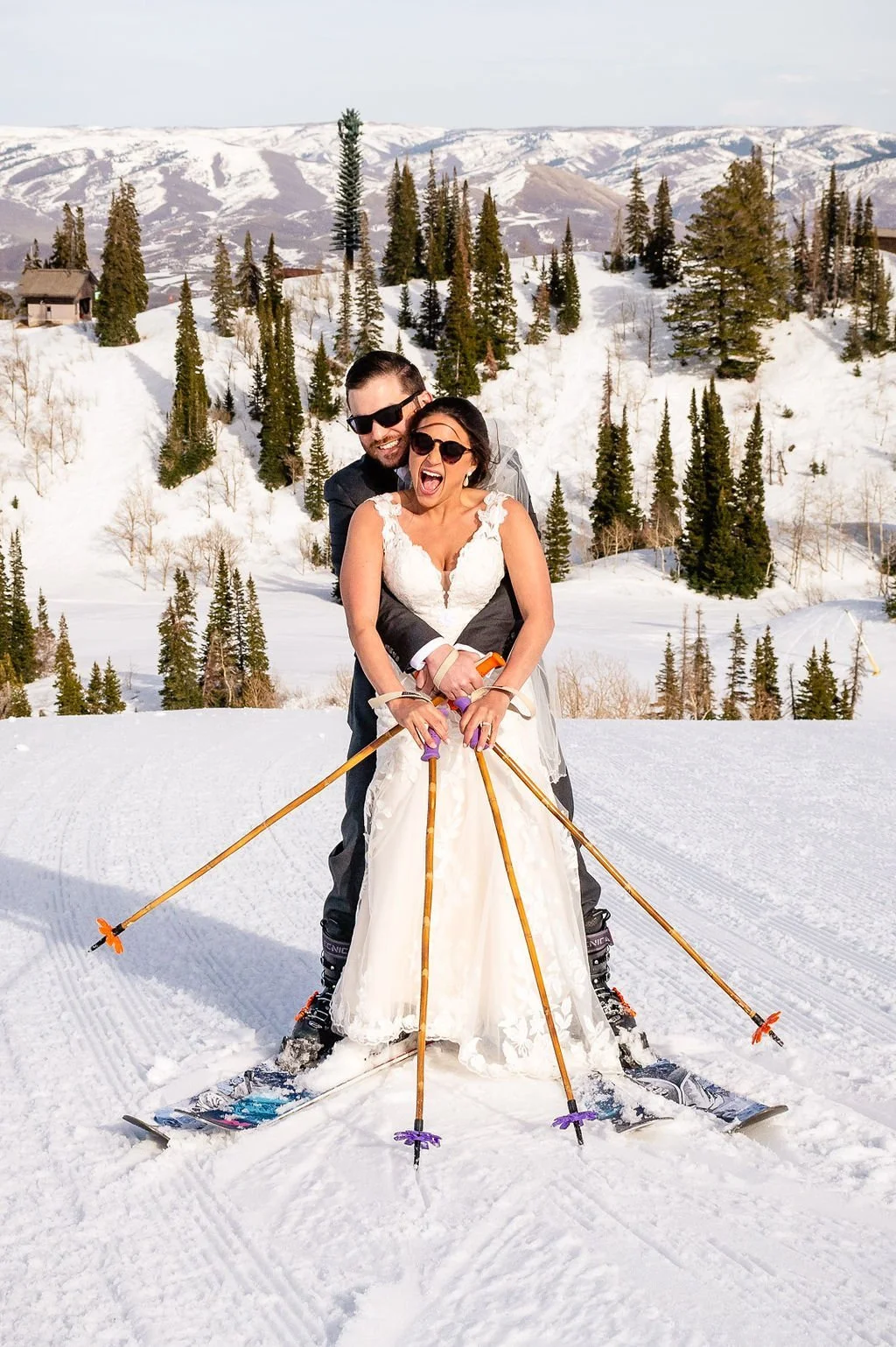 Rachel & Matt — Snowbasin Ski Resort — Everson Events