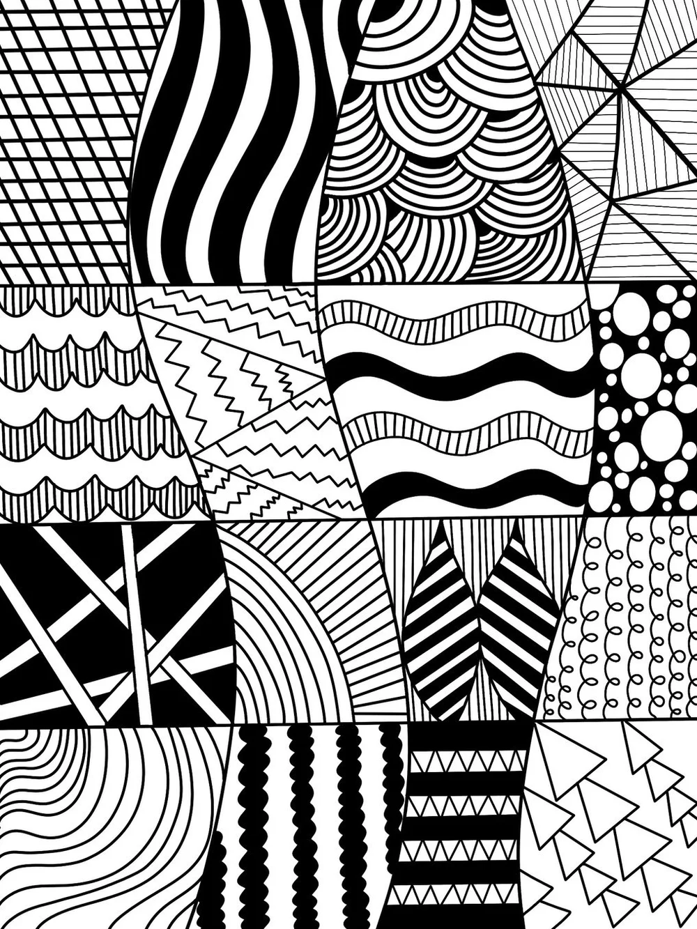 Very Simple Zentangle Patterns