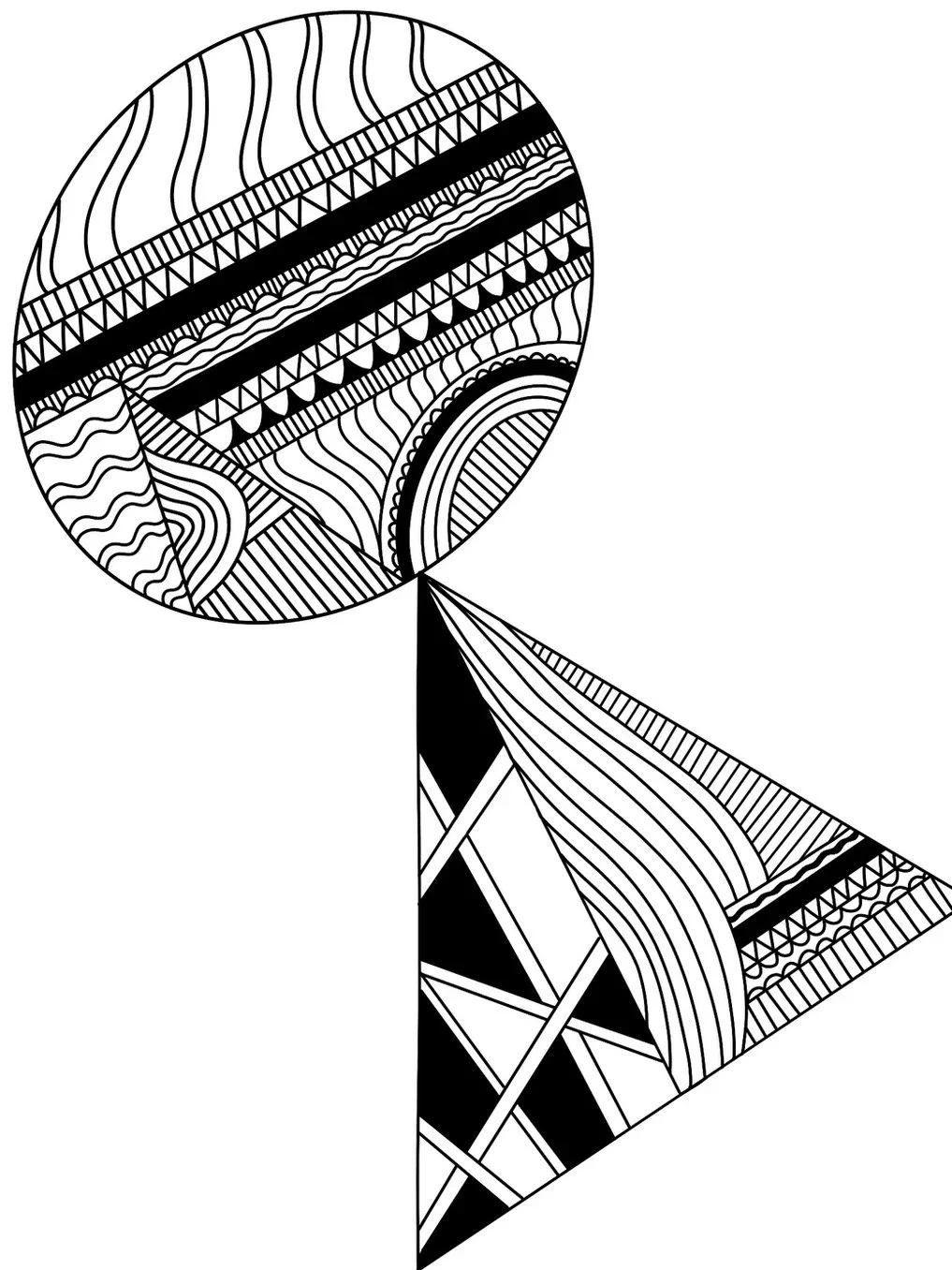 Zentangle Pattern Sheet