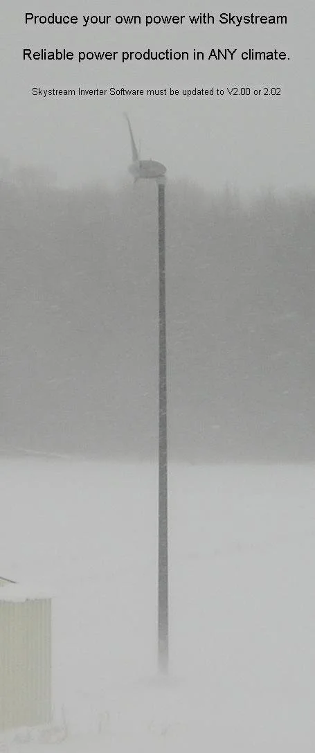 Skystream 3.7 — Btek Renewable Energy Products