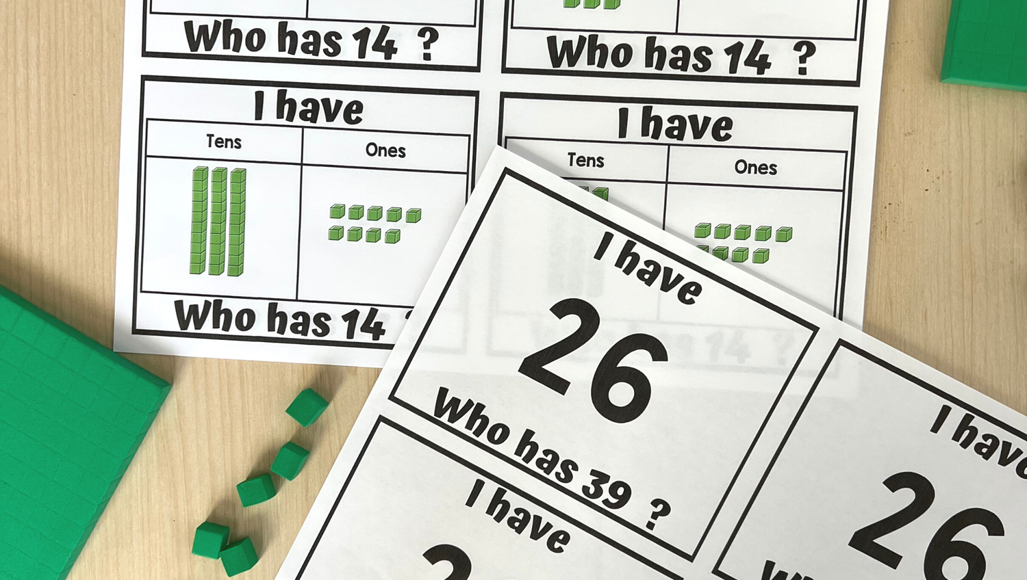 Engage Kids with Fun And Learning: Place Value I Have Who Has Game ...
