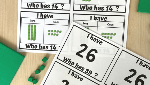 Engage Kids with Fun And Learning: Place Value I Have Who Has Game ...