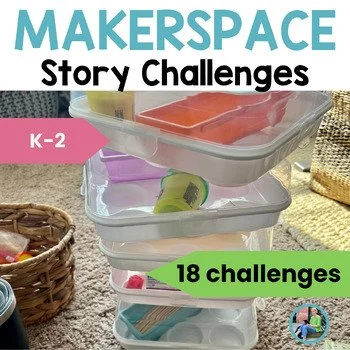 Makerspace STEM Read Aloud & Challenges Reading Creation Stations Mega ...