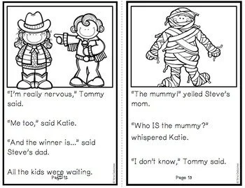 Halloween Reader: The Costume Party {Emergent Reader} — Trina Deboree ...