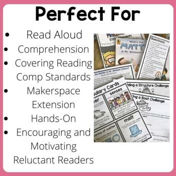 Makerspace STEM: What's the Matter Mr. Whiskers READ ALOUD Activity ...