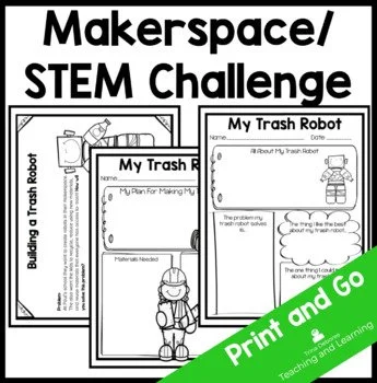 Makerspace STEM: Earth Day STEM Activities Reduce, Reuse, Recycle ...