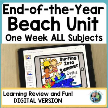 End-of-the-Year Activities Beach Theme Digital Beach Days Activities ...