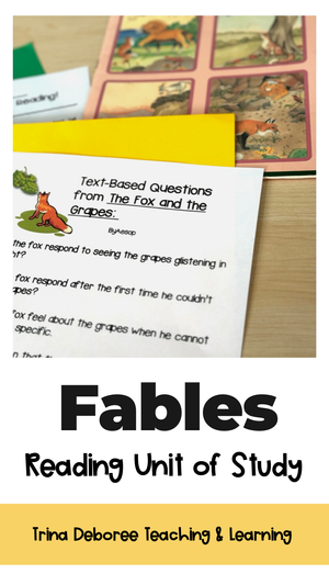 Fairy Tales, Folktales, and Fables Reading Unit of Study — Trina ...