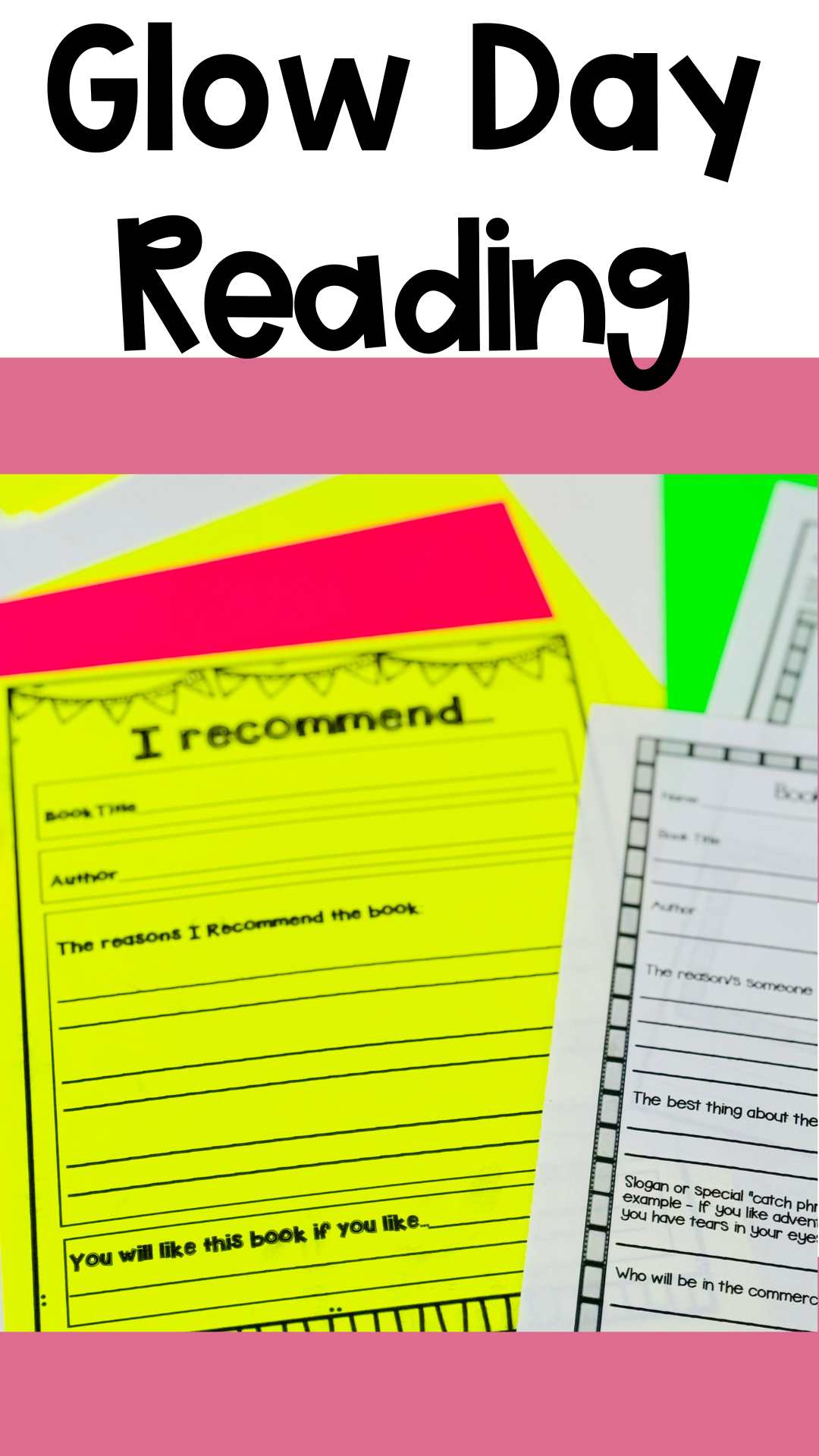 5 Fun Classroom Glow Day Ideas for 2025 — Trina Deboree Teaching and ...