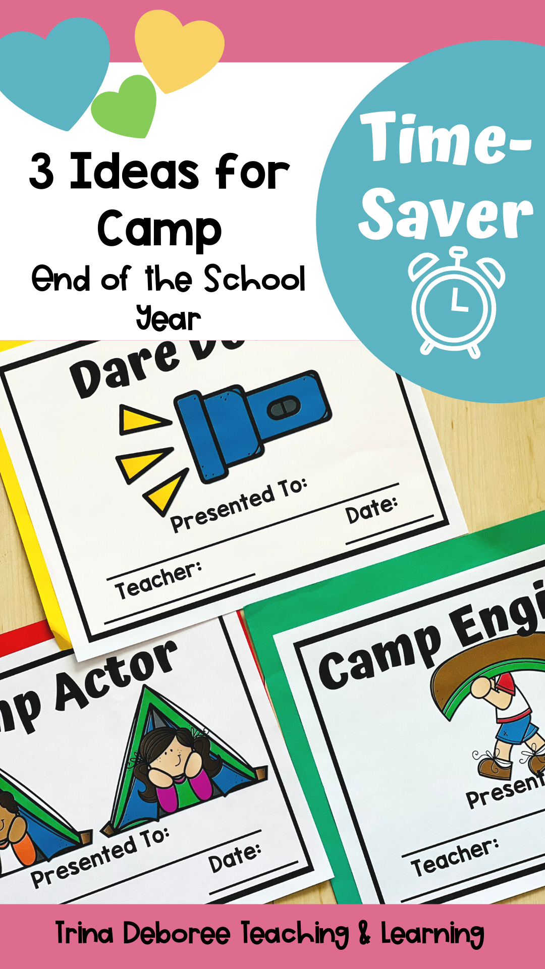 3 Ideas for Camp End of the School Year — Trina Deboree Teaching and ...