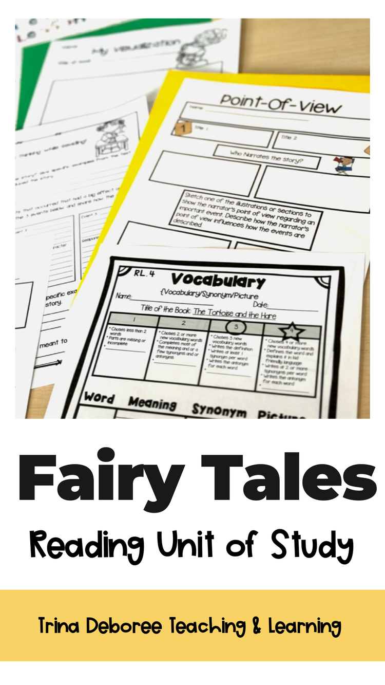 Fairy Tales, Folktales, and Fables Reading Unit of Study — Trina ...