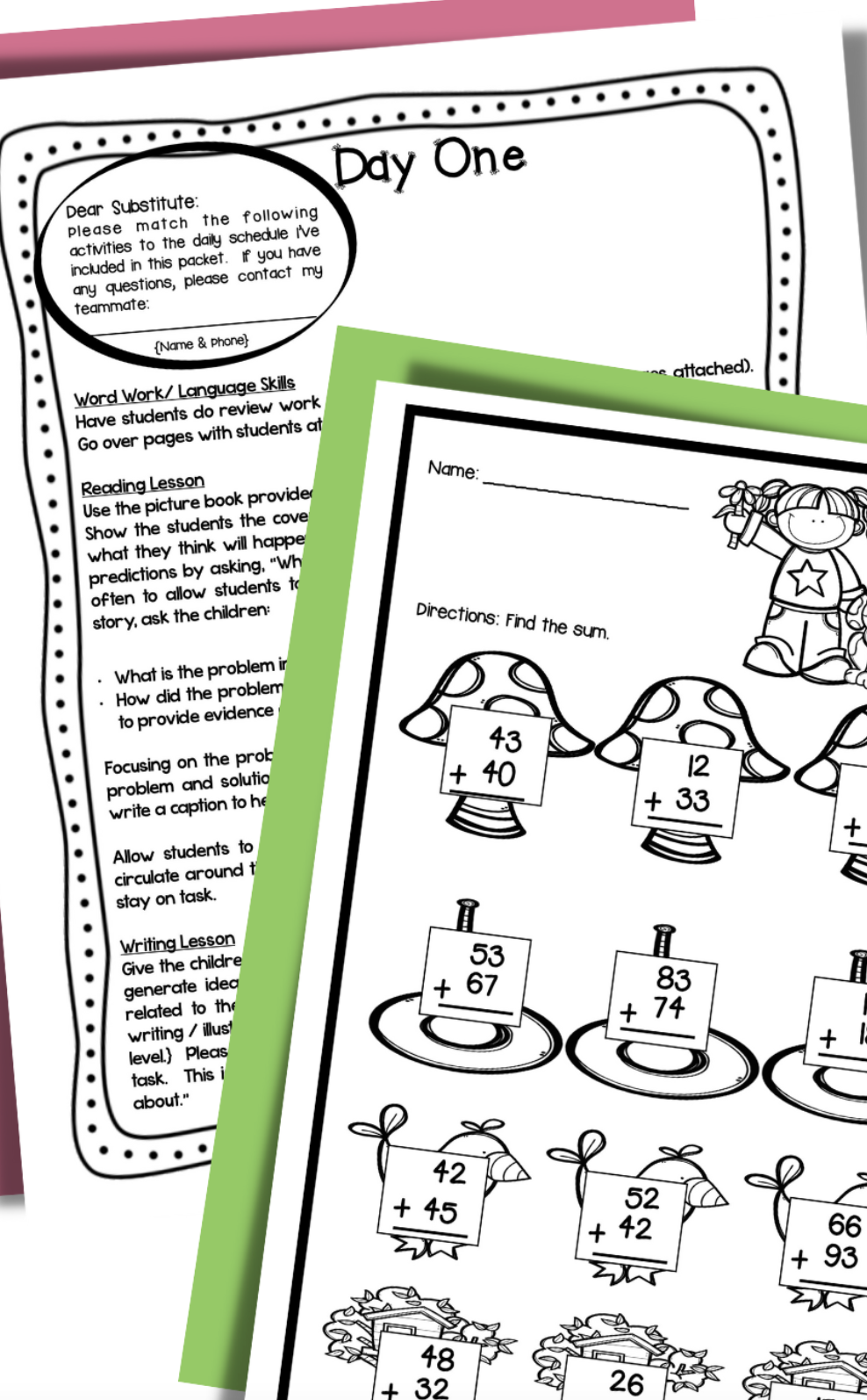 One Free Day of Sub Plans — Trina Deboree Teaching and Learning