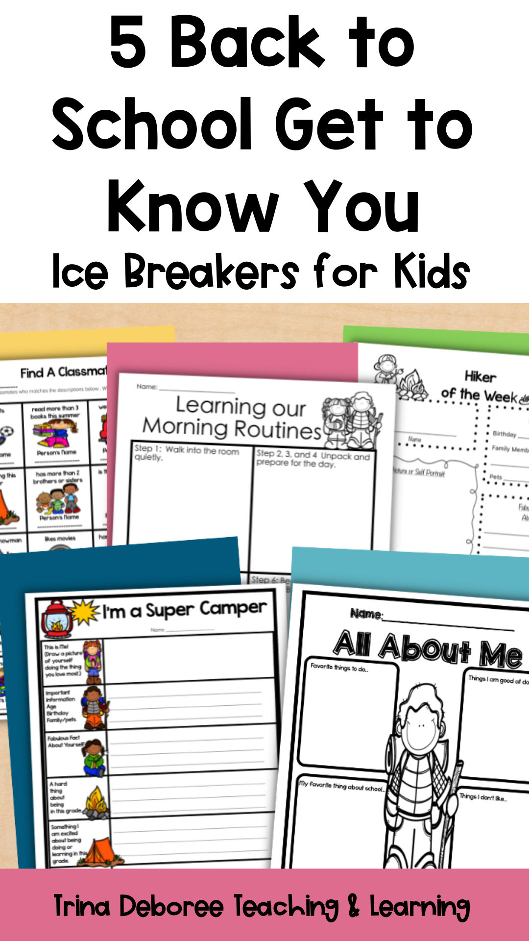 5 Back to School Get to Know You Ice Breakers for Kids — Trina Deboree ...