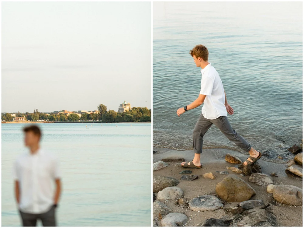 Alex | Traverse City Senior Portraits — Miles + Sarah
