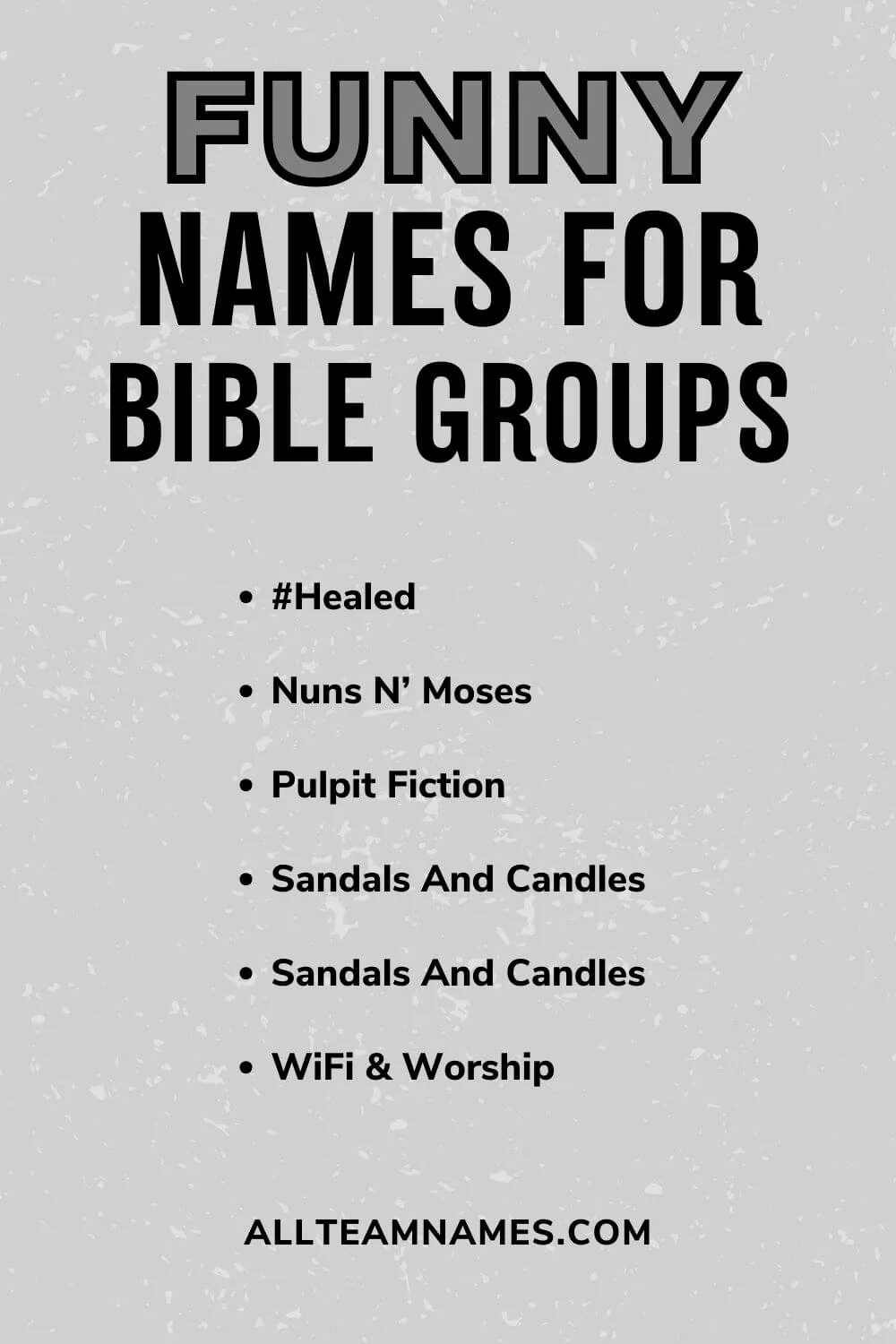 391 Fellowship Names For Bible Study Groups (Youth And Adults)