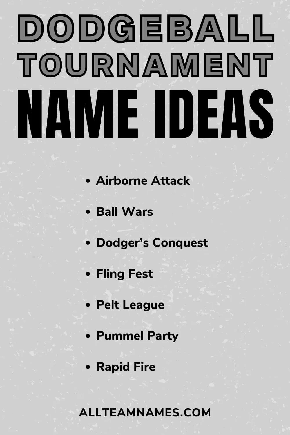 183 Best Dodgeball Team Names That Are Funny Or Clever