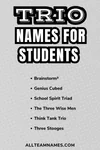365 Trio Name Ideas For Friends, Group Chats, Teams & Family