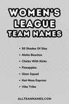 500 Best Team Names For Women & Girls (Sorted By Groups)