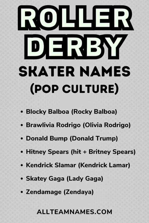 369 Roller Derby Names For Teams And Skater Names For Players