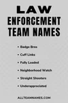 200 Police Team Names That Are So Good They’re Criminal