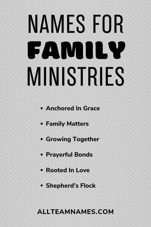 273 Empowering Ministry Names For Women, Men, And Young Adults