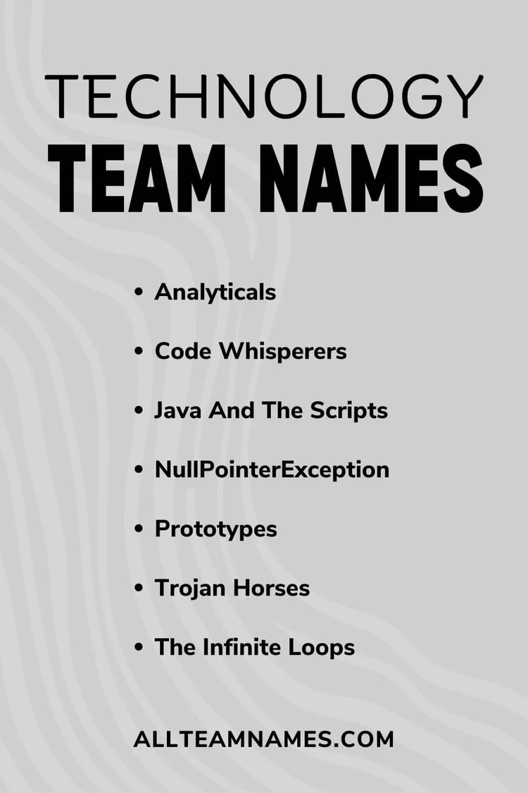 119 IT Team Names That Techies Will Love (Categorized)