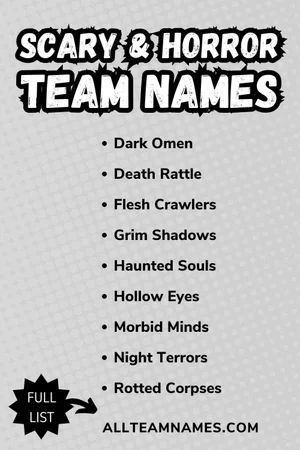 229 Spooktacular Halloween Team Names That Are Scary Good