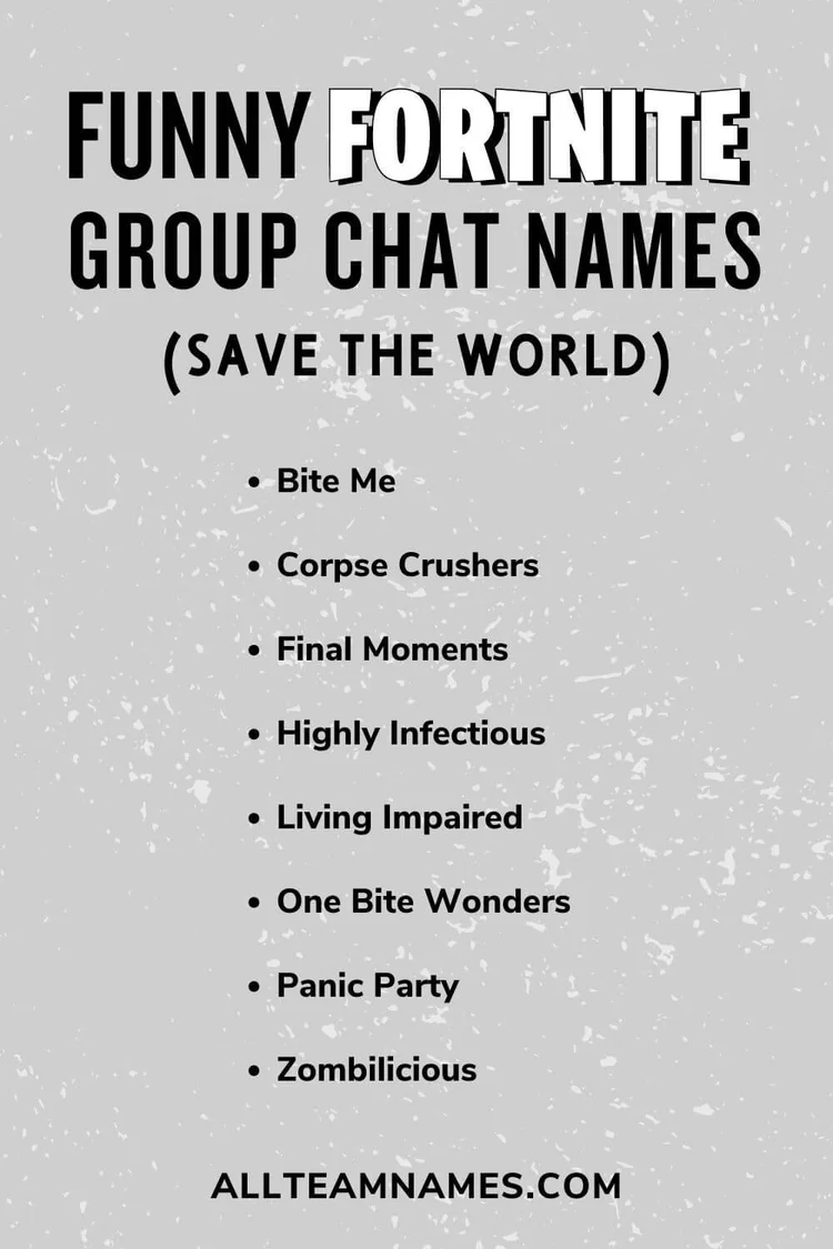 444 Unique Fortnite Group Chat And Island Names (Categorized)