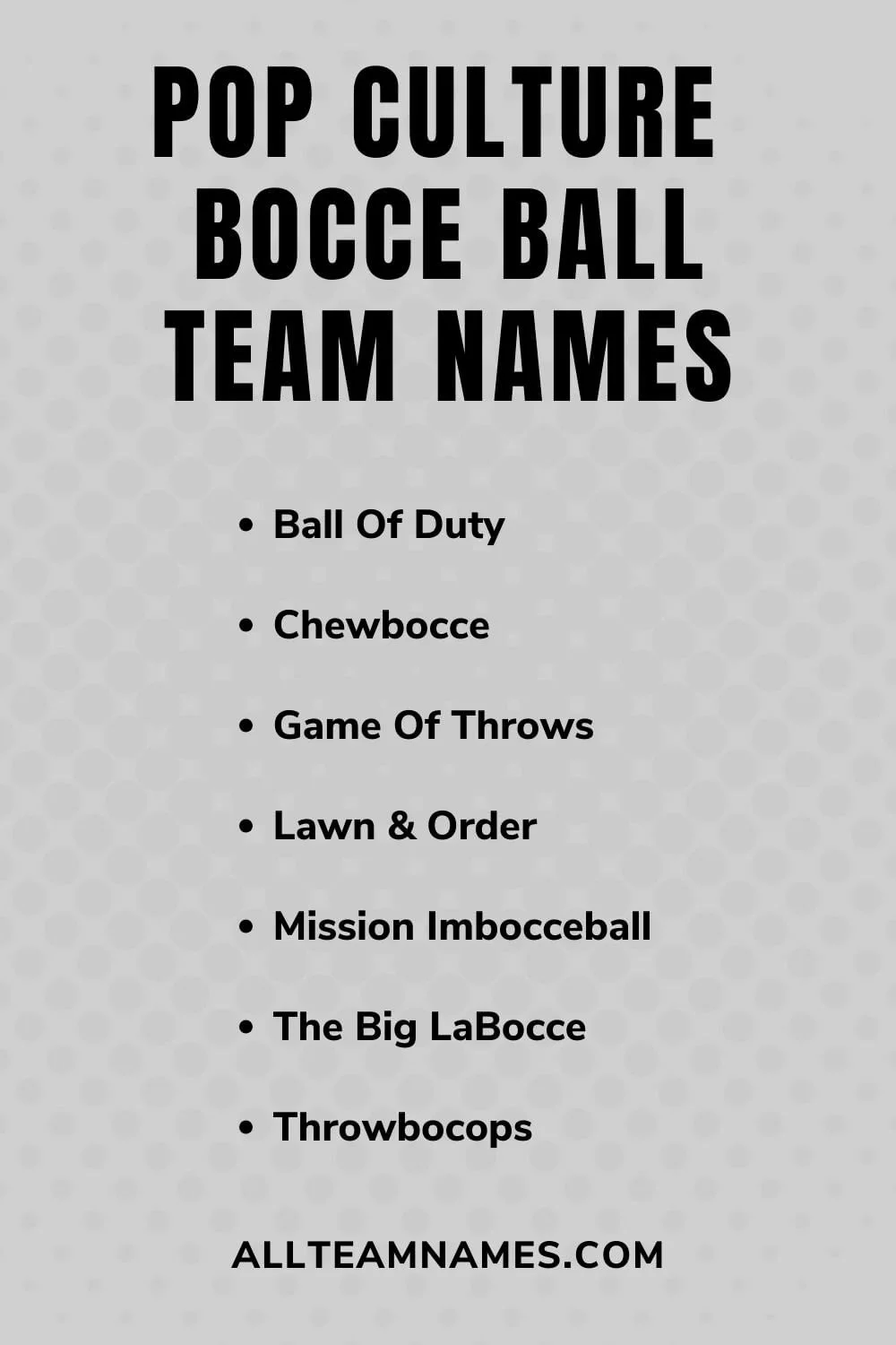187 Winning Bocce Ball Team Names You Can Roll With