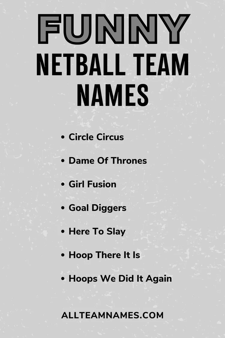 175 Netball Team Names That Score Major Points
