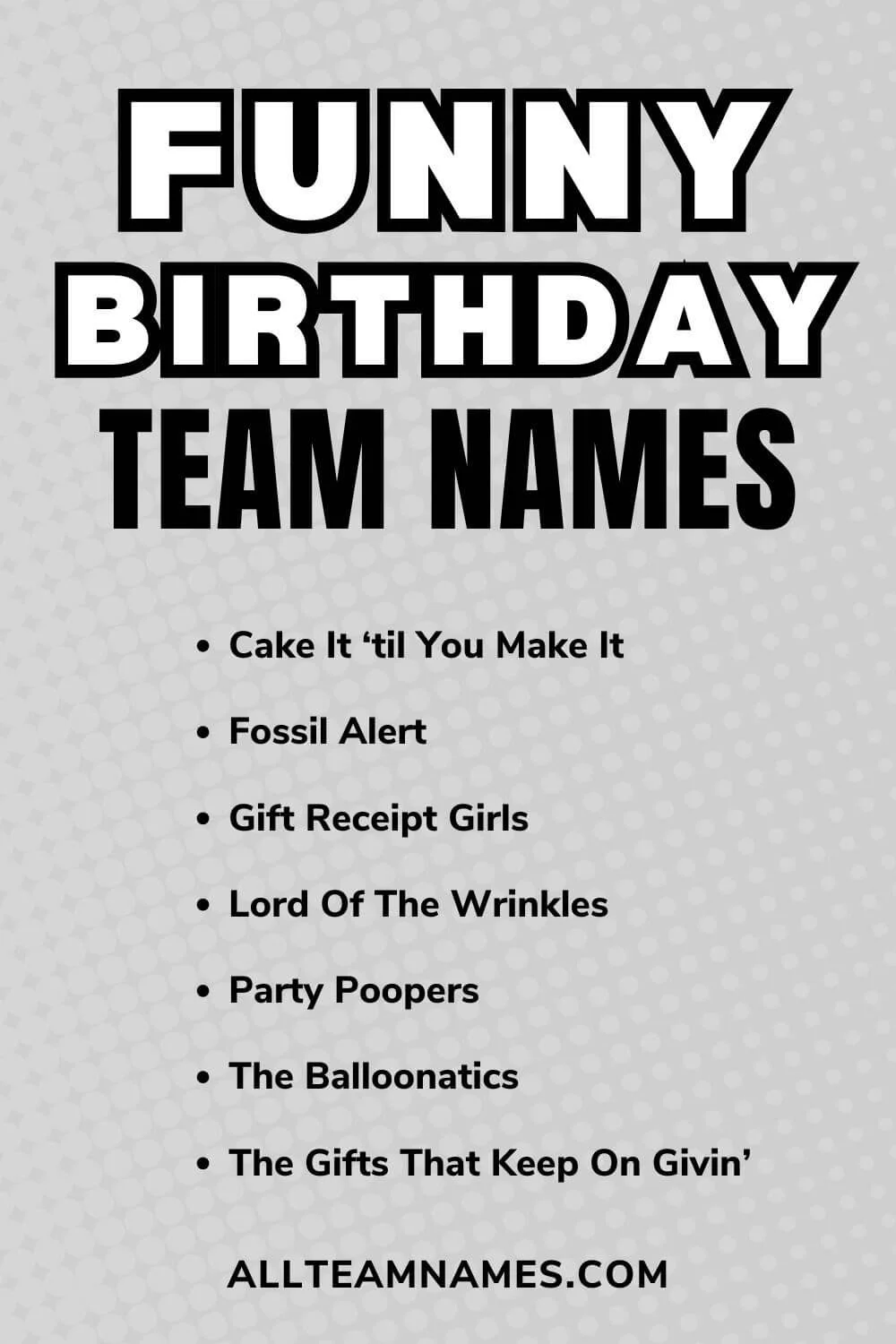 185 Birthday Party Team Names That Take The Cake (By Age & Theme)