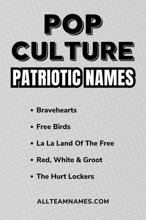 187 Patriotic Team Names That Celebrate America With Style